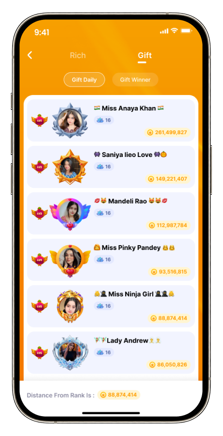 Tingle: Live streaming, PK battle, Audio room, Games, Agency source code, Poppo clone, Android ...